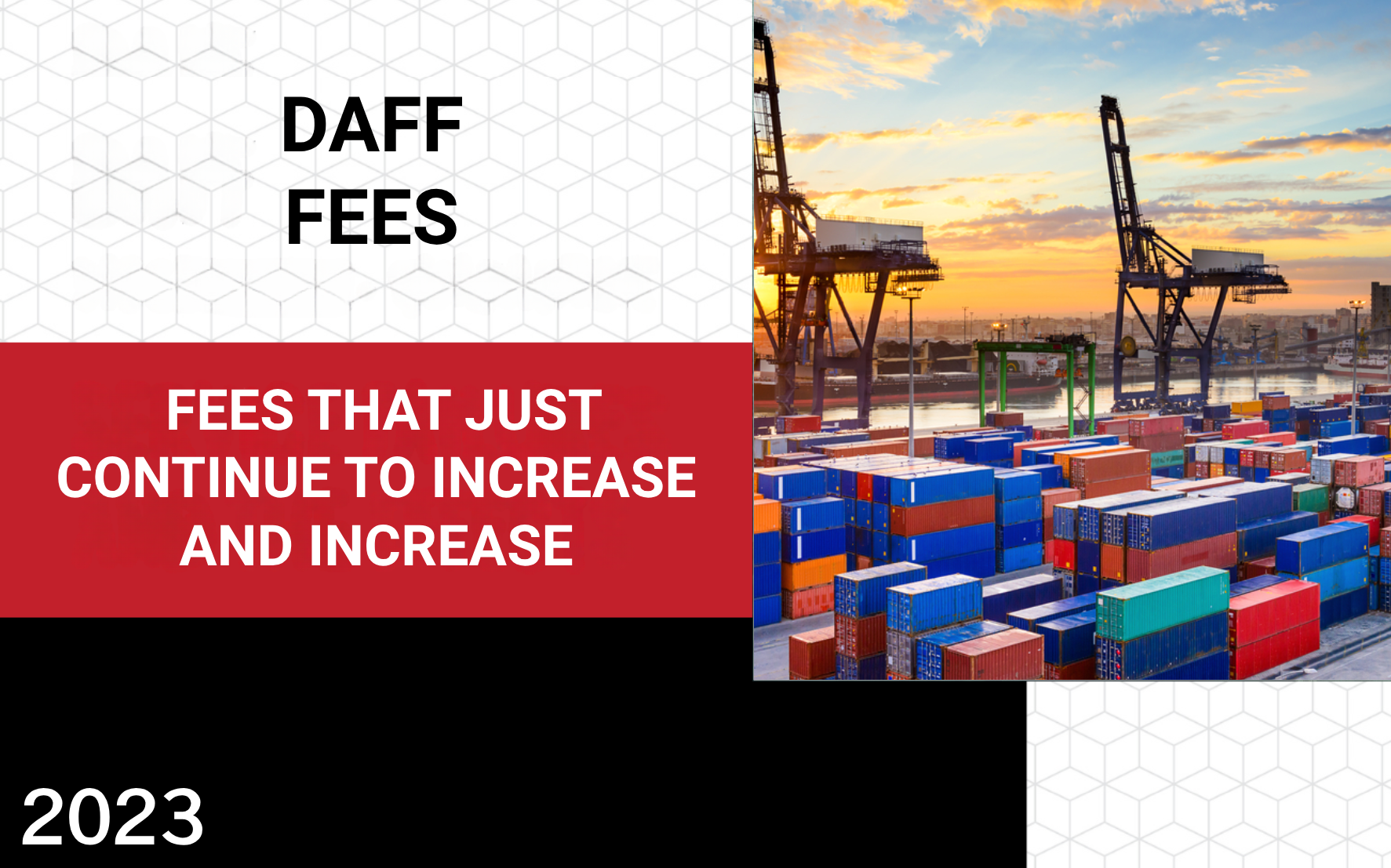 DAFF: fees that just continue to increase and increase
